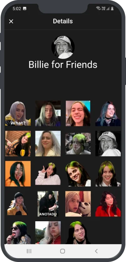 Stickers de Billie Eilish - Diego Amorin