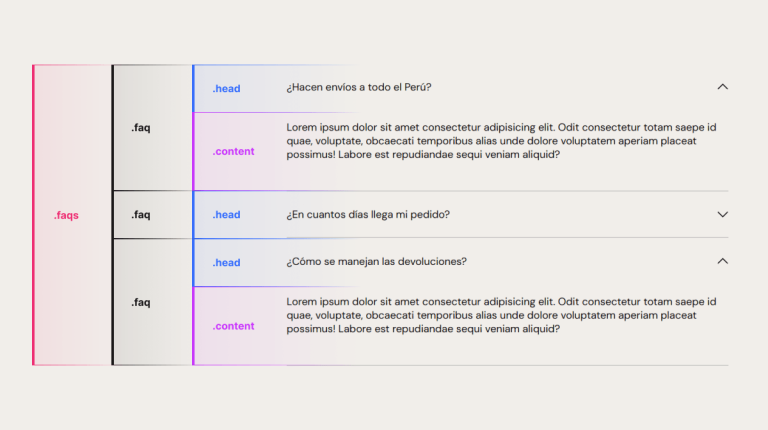 Crea un acordeón con HTML, CSS y Javascript - Diego Amorin
